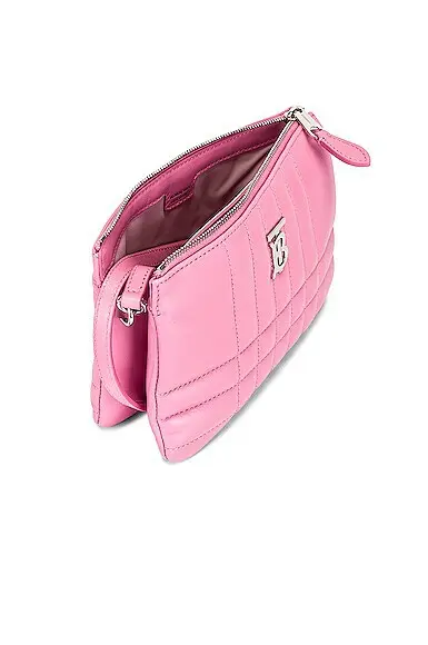 Burberry Lola Double Pouch Bag In Pink - Primrose Pink | Editorialist